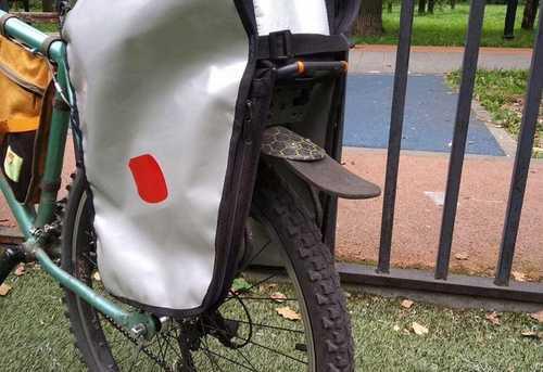 Велосумка- трансформер из пвх на багажник