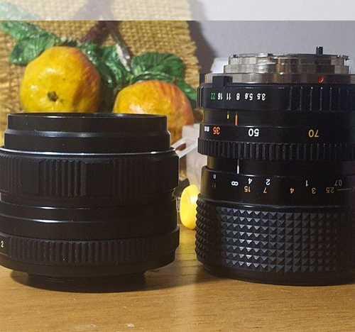 Объективы на запчасти Minolta и Helios-44M-4