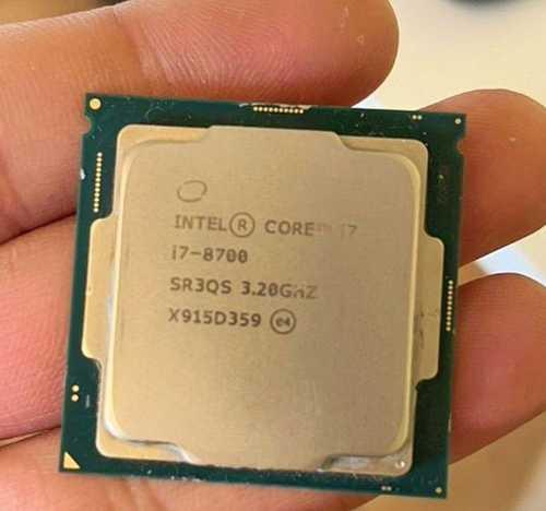 Процессор intel core i7 8700