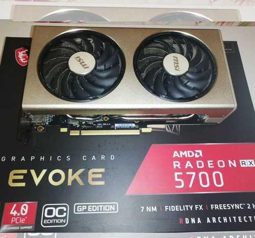 Видеокарта MSI AMD Radeon RX 5700 evoke GP OC 8гб