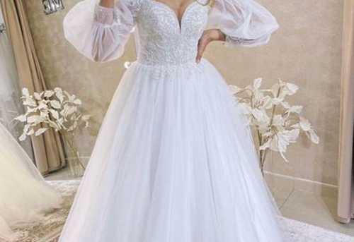 Новое свадебное платье Marry me с фонариками