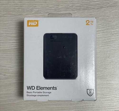 Внешний жесткий диск 2 Тб WD Elements