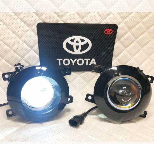 Фары птф LED линзы Toyota Land Cruiser 200