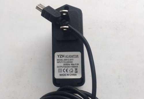Блок питания/адаптер mini USB YZH 5V 1500mA