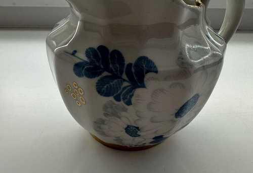 Молочник чайный сервиз Вербилки Голубый цветы