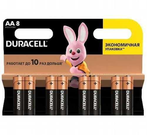Батарея Duracell LR6(AA) 8 шт