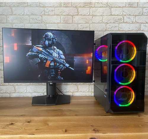 Игровой компьютер Ryzen 5 2600, RTX 2060S, 16gb