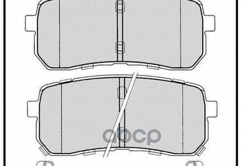 Колодки тормозные зад ADB31675 allied nippon