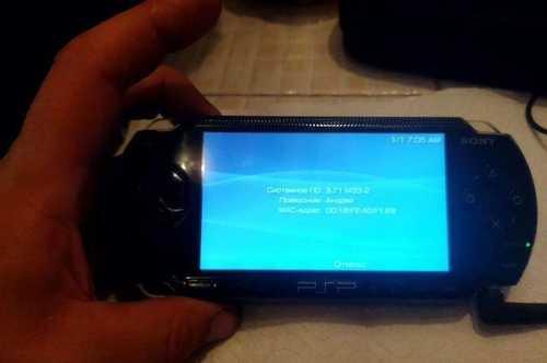 Sony PSP 1001 fat прошитая
