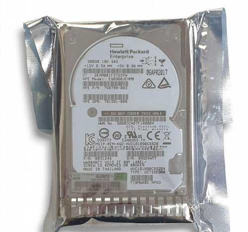 HP 900GB 10K 12G SAS 2.5 SC, 785069-B21 785411-001