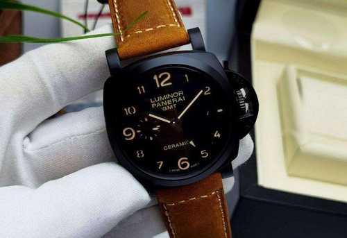Топовые мужские часы panerai luminor GMT