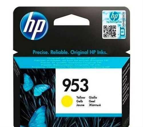 Картридж HP 953 Yellow желтый f6u14ae