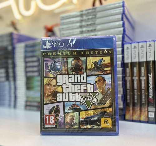 PS4 GTA 5 Premium Edition (Русские субтитры)