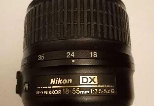 Объектив Nikon Af-s dx nikkor 18-55mm 1:3.5-5.6g