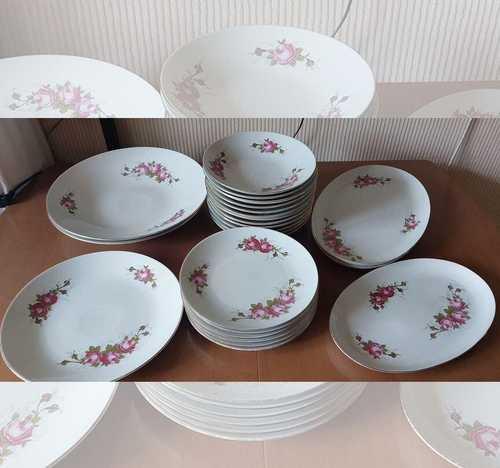Тарелки из сервиса ГДР(24 предмета)