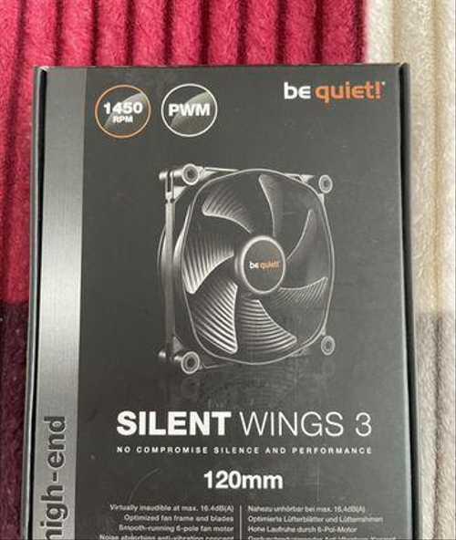 Вентилятор be quiet silent wings 3 120mm