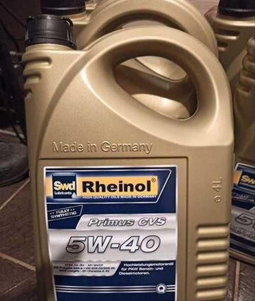 Масло моторное Swd Rheinol Primus CVS 5W-40 4L | Festima.Ru – частные ...
