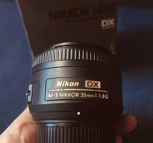 Объектив nikon 35 mm 1.8g