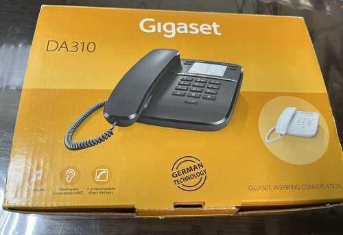 Новый Проводной телефон Gigaset DA310 RUS, черный