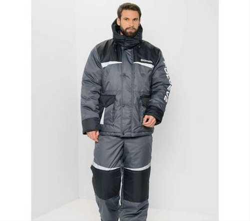 Костюм зимний Huntsman Полюс V-2 сер.-чер тк. Cell