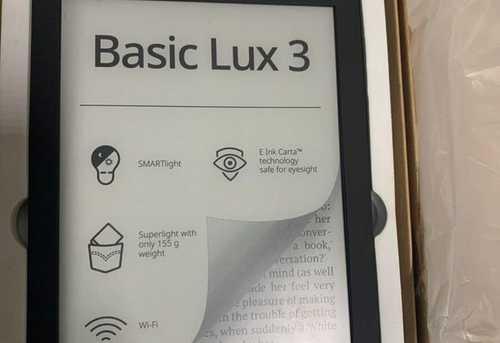 Электронная книга Pocketbook basic lux 3