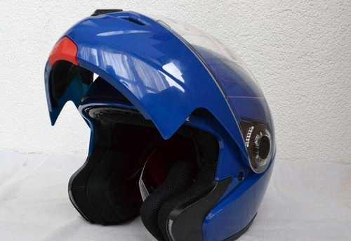 Шлем для мотоцикла гибрид глянцевый