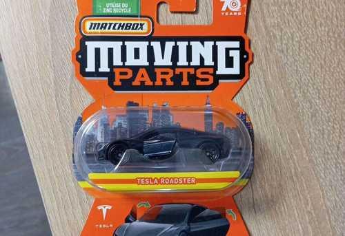 Matchbox moving parts 1/64 Tesla Roadster