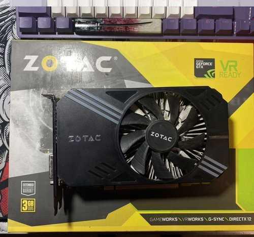 Видеокарта GTX 1060 3gb zotac