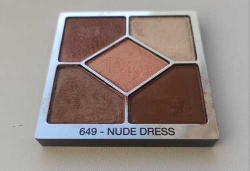 Тени для век Dior 649 nude dress