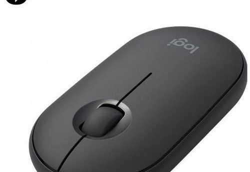 Logitech M350 Pebble Mouse, black (910-005718)