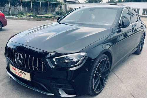Решетка GT style хром Mercedes E class W213 рест