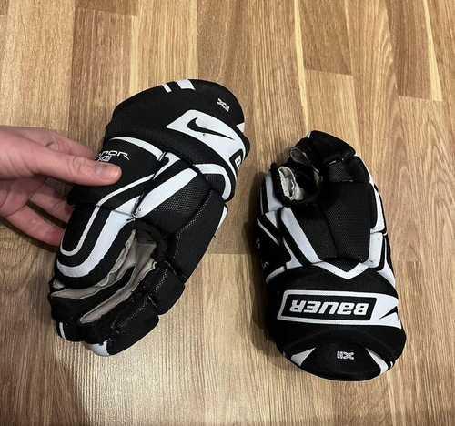 Краги хоккейные Nike&Bauer 12"-30 см