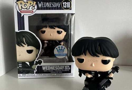 Funko pop Wednesday with cello