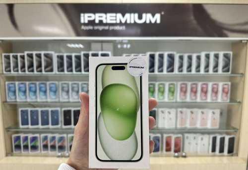 iPhone 15, 256гб Green новый SIM+eSIM