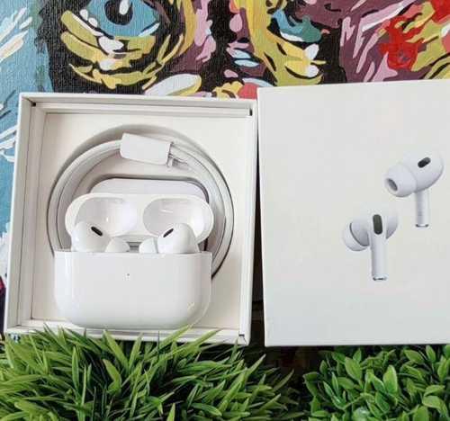 Беспроводные наушники Apple airpods pro 2 premium type c  чехол (Арт.48549)