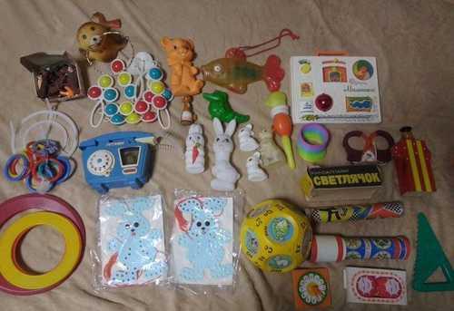 Игрушки детские СССР, мягкие игрушки, развивающие