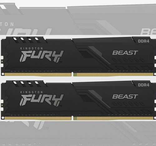 Оперативная память Kingston Fury Beast Black DDR4