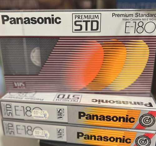 Видеокассеты VHS Panasonic Premium Standard e-180