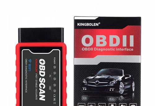 Автосканер kingbolen obd2 elm327, WiFi, для apple