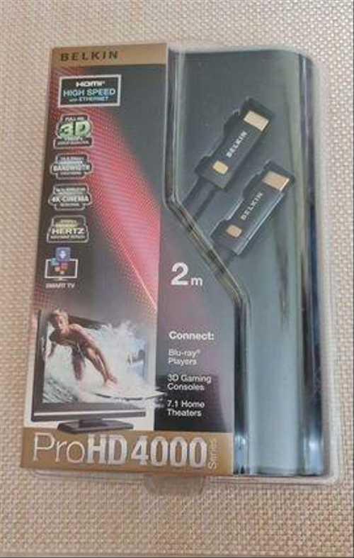 Кабель Belkin hdmi 2 м