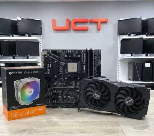 Связка B450M+Ryzen 7 2700+16GB+1660s+Кулер