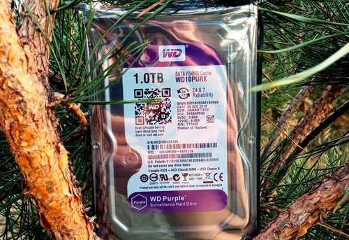 Жесткий диск WD purple HDD 1TB