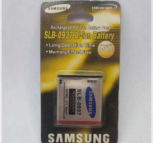 Аккумулятор для фотоаппарата samsung SLB-0937