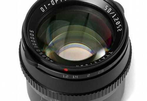 Объектив TTArtisan 50mm F1.2 X-mount Чёрный