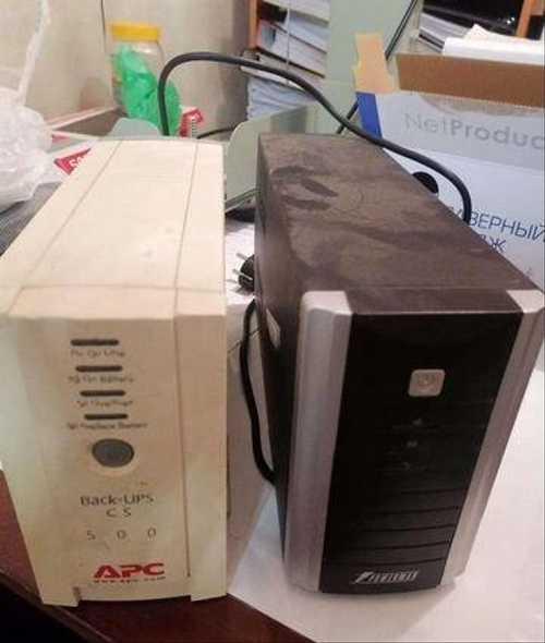 Бесперебойник APC Back-UPS CS 500