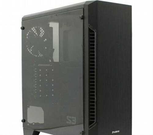 Корпус Zalman S3, ATX, black, window, 2x3.5', 2x2