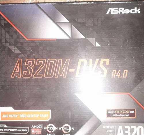 Материнская плата Asrock A320M-DVS R 4.0