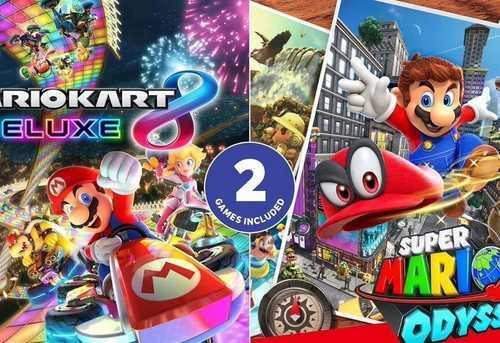 Mario Kart 8 deluxe nintendo switch + игры