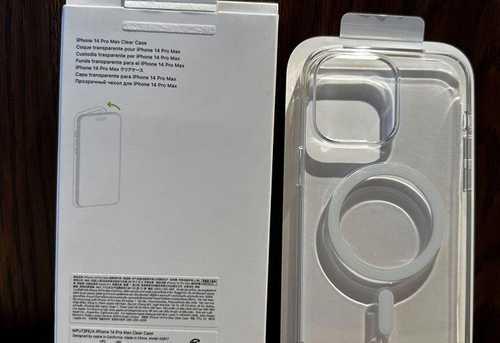 Чехол iPhone 14 Pro Max Clear Case MagSafe