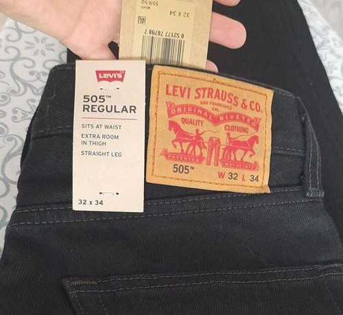 Мужские джинсы оригинал 505 левайс левис Levi's